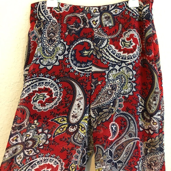 Love Tree | Pants & Jumpsuits | Love Tree Wide Leg Paisley Pants | Poshmark